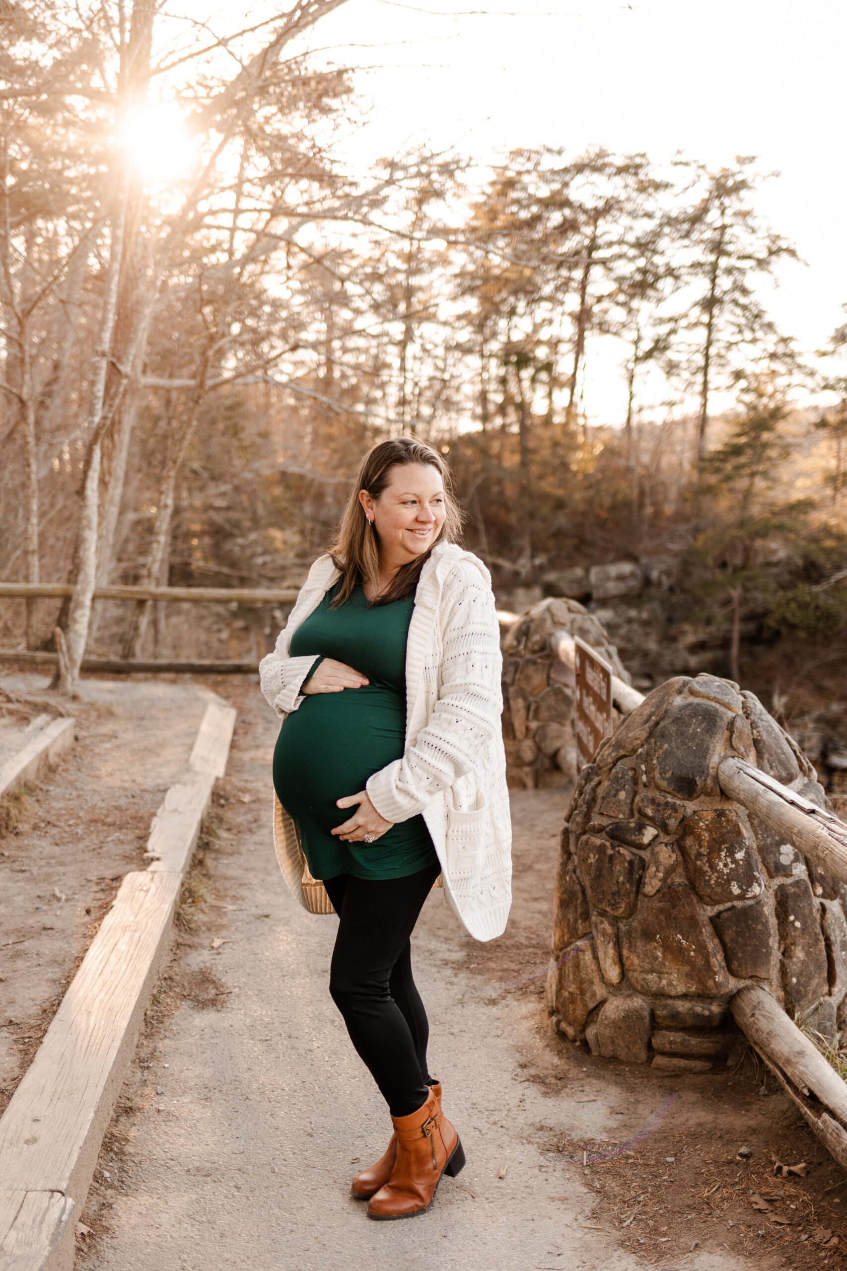 The Reese Family | Cloudland Canyon Family Maternity Session