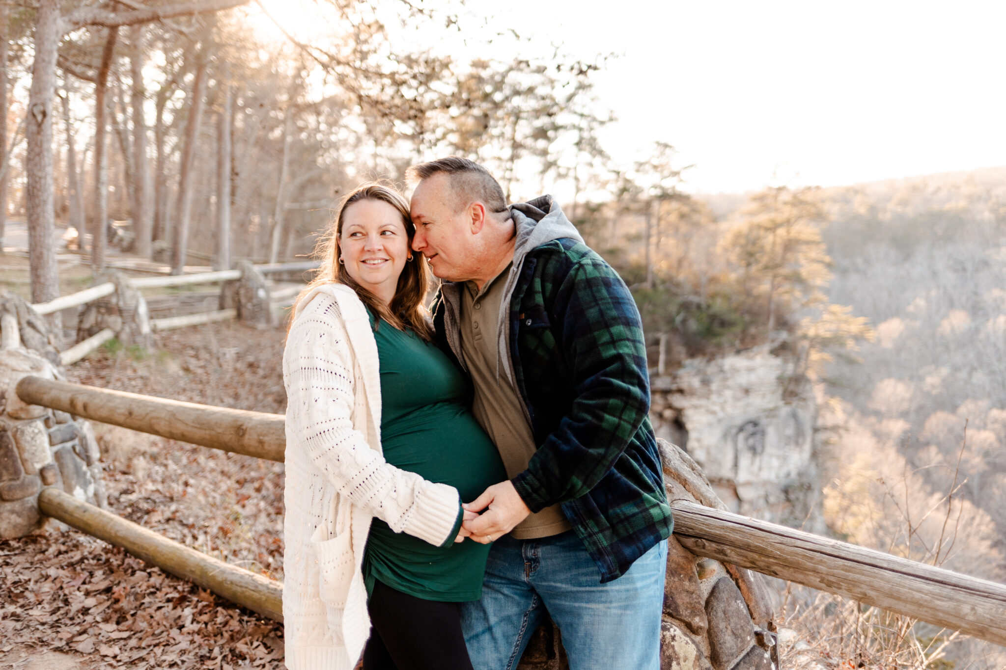 The Reese Family | Cloudland Canyon Family Maternity Session
