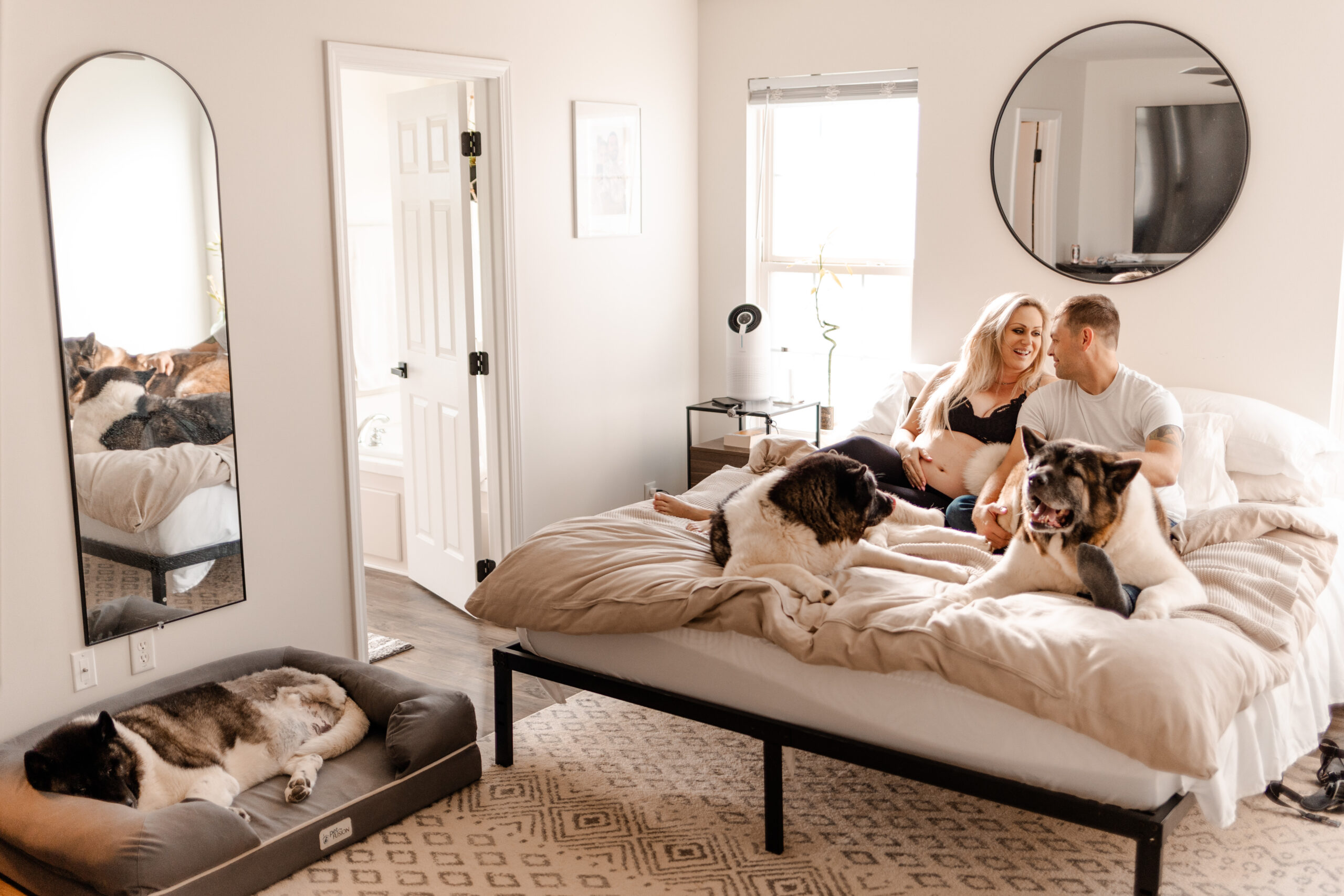 Britnee + Chris | Chattanooga At-Home Maternity Session